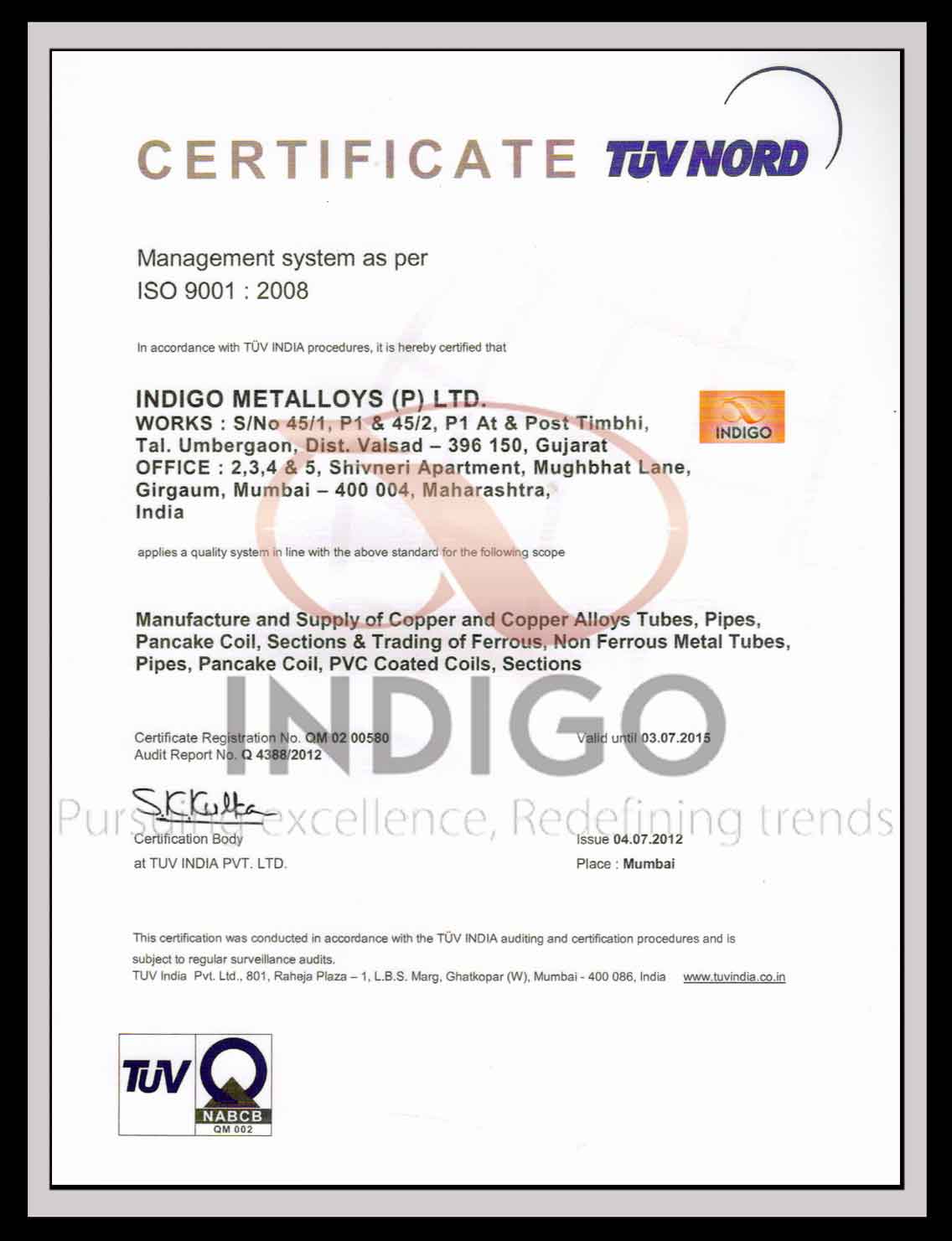 Indigo Metalloys Pvt. Ltd.|Leading Manufacturers and Exporters of ...